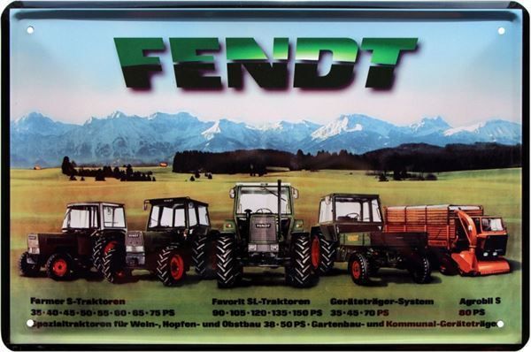 Blechschild-FENDT TRAKTOREN PALETTE | Kaufen auf Ricardo