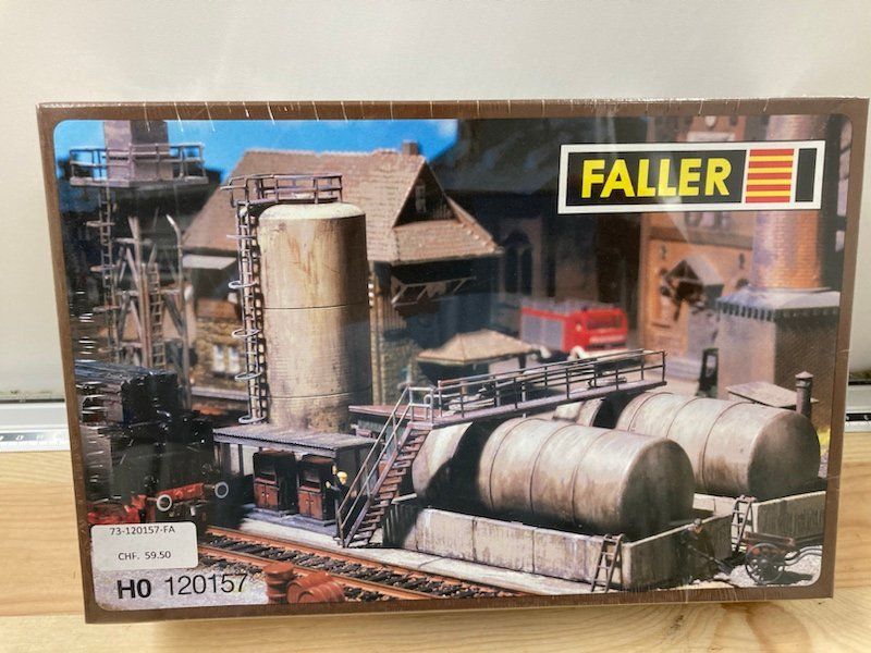 Faller H0 120157 Öllager mit Dieseltankstelle und Ölkran (Neu und ...