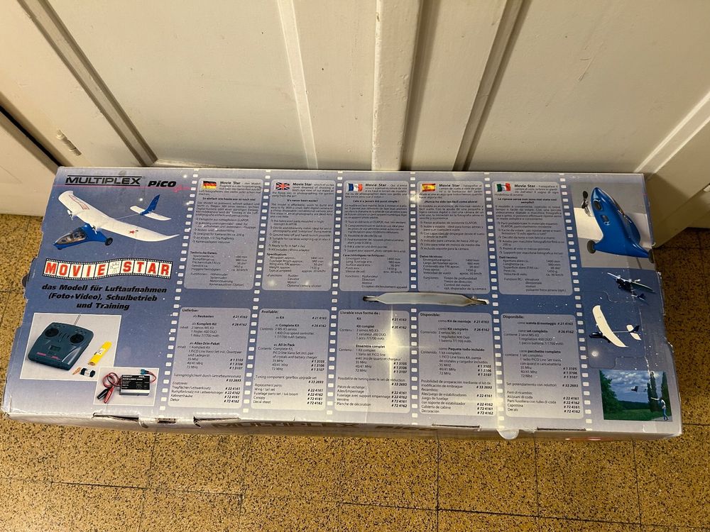 Avion RC Multiplex Pico Line Movie Star avec moteur (Gebraucht) in ...