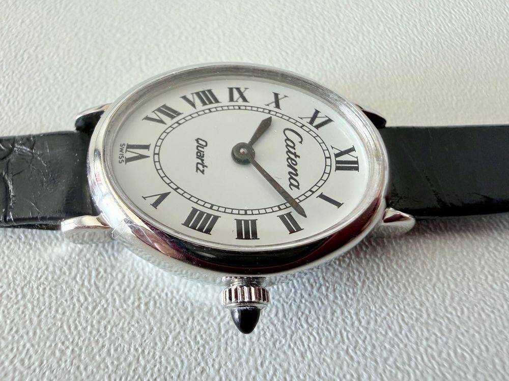 CATENA “Oval” type, Stainless Steel, Quartz, Swiss (Neu und ...