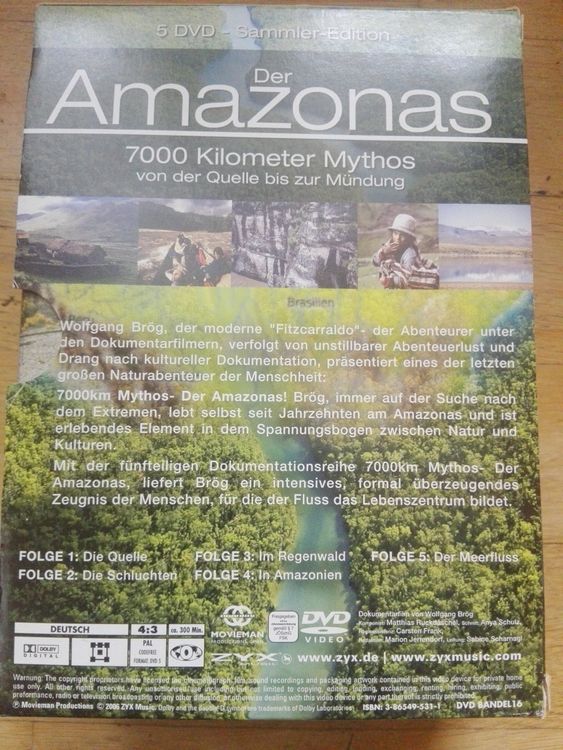 Der Amazonas - 7000 Km Mythos von der Quelle bis zur Mündung (Gebraucht ...