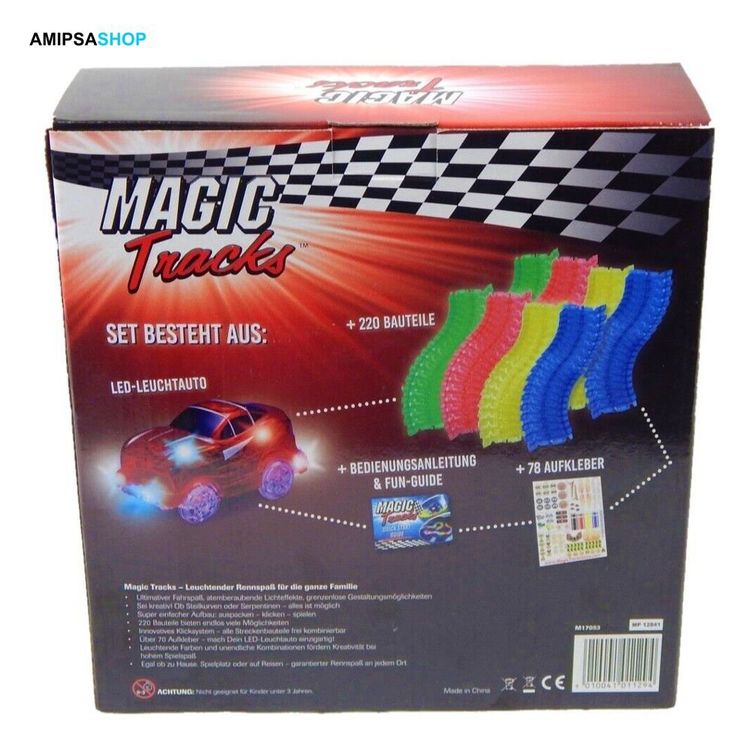 Magic Track Rennbahn über 220 teilig Set (Neu und originalverpackt) in ...