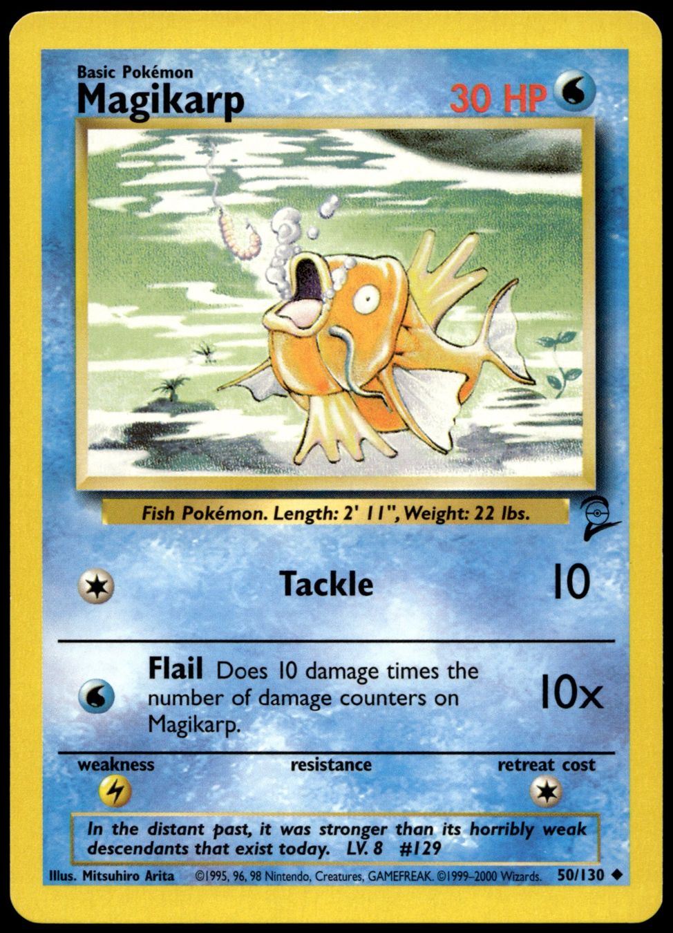 Magikarp 50/130 Pokémon Base Set 2 ab 1.- (Neu (gemäss Beschreibung ...