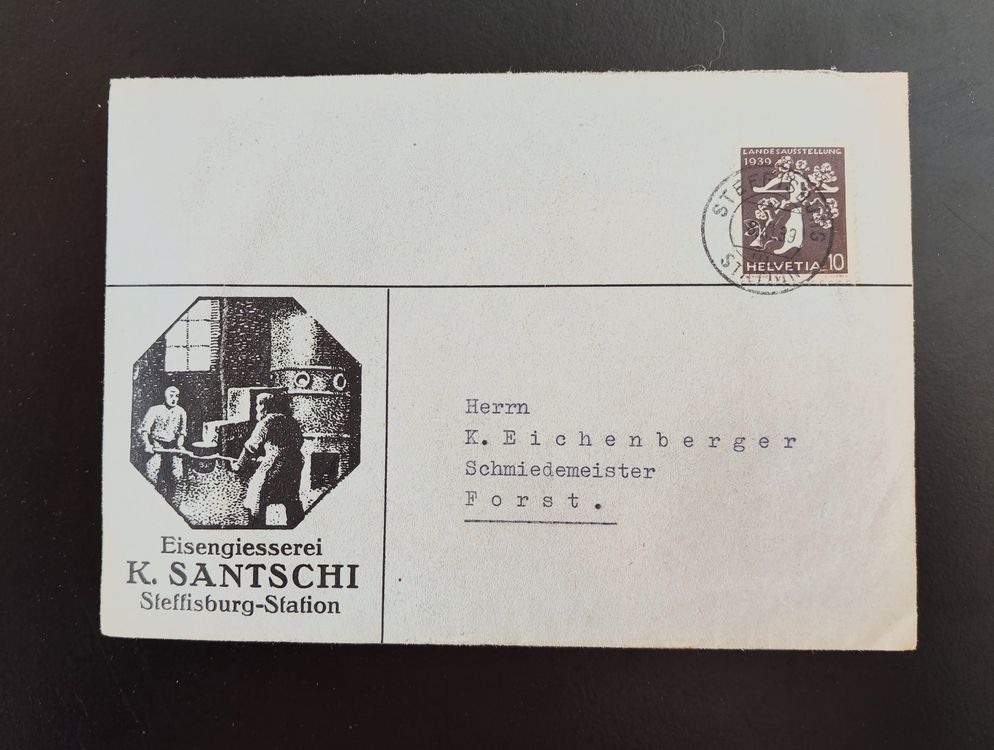 Couvert Santschi Steffisburg 1939 (Gebraucht) in Lenzburg für CHF 1 ...