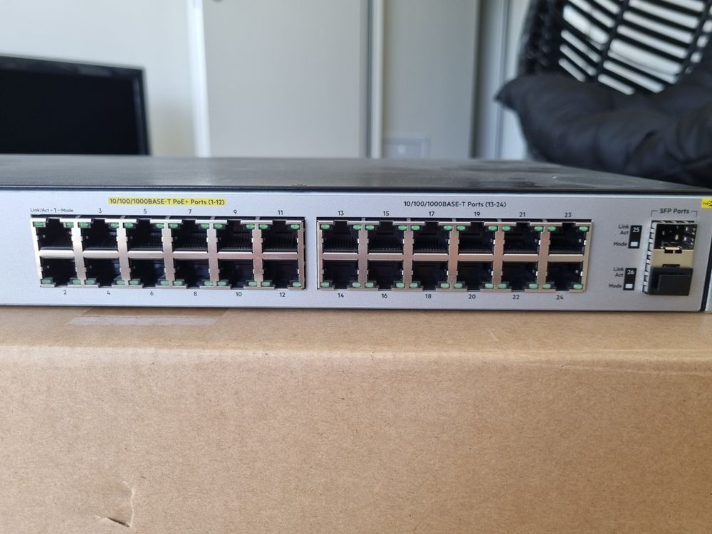 HPE OfficeConnect 1820 24G PoE+ (185W) Switch J9983A (Gebraucht) in La ...