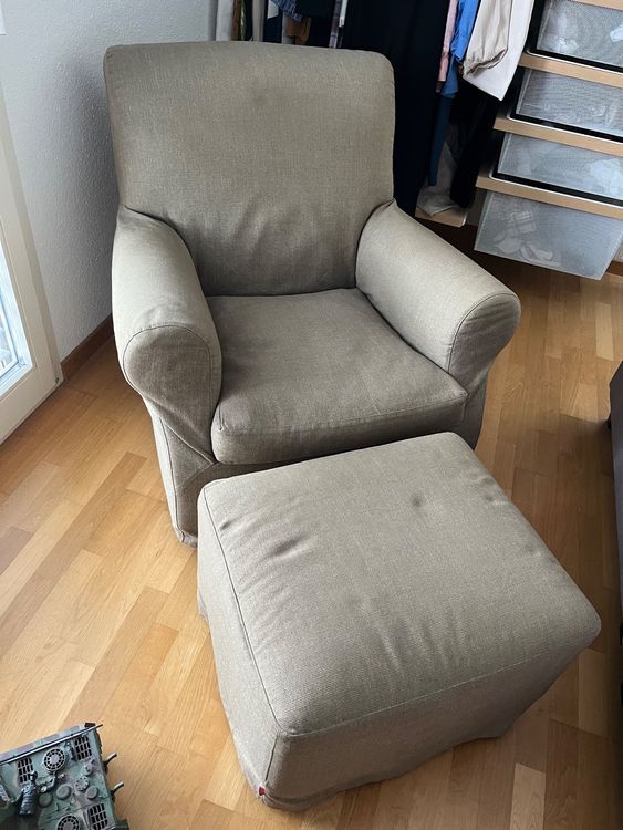 Flexform Designer Sessel mit Hocker | Kaufen auf Ricardo