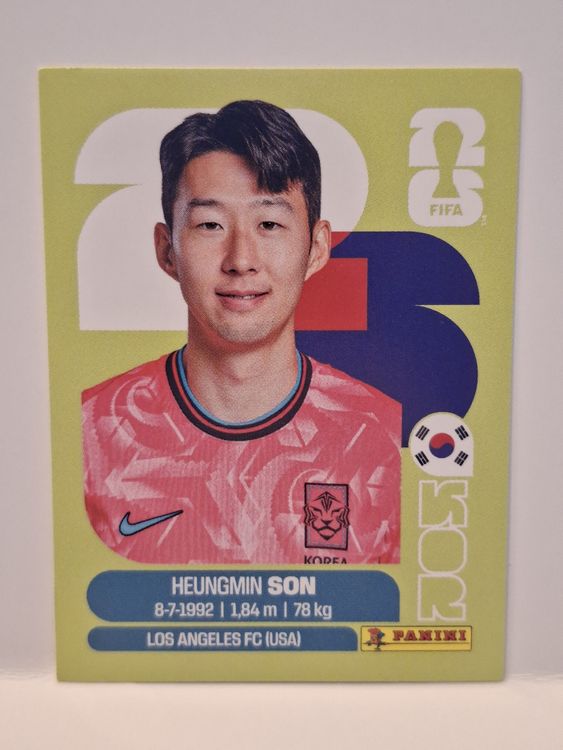 Panini Sticker Heungmin Son KOR 18 FIFA World Cup 2026 (Neu (gemäss ...