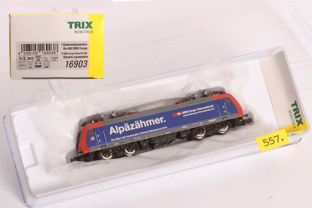 Minitrix Lok Re 482 SBB Carko, OVP, Sp. N, 16903, neu (Neu und ...