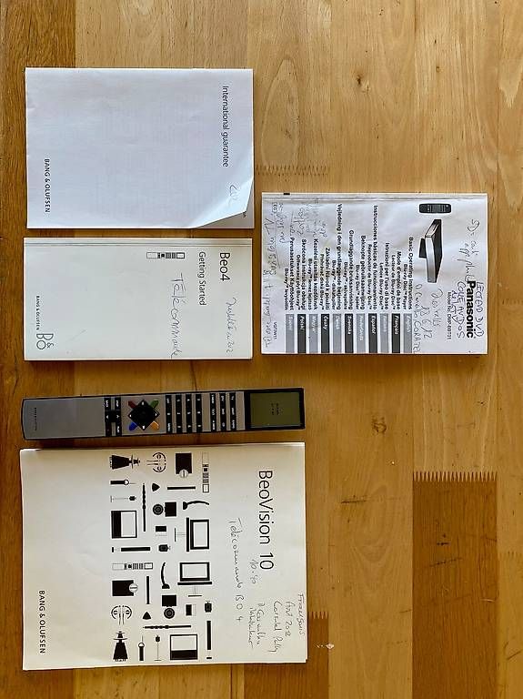 Bang Olufsen Beovision 10-40 télécommande Blu-Ray Panasonic (Gebraucht ...