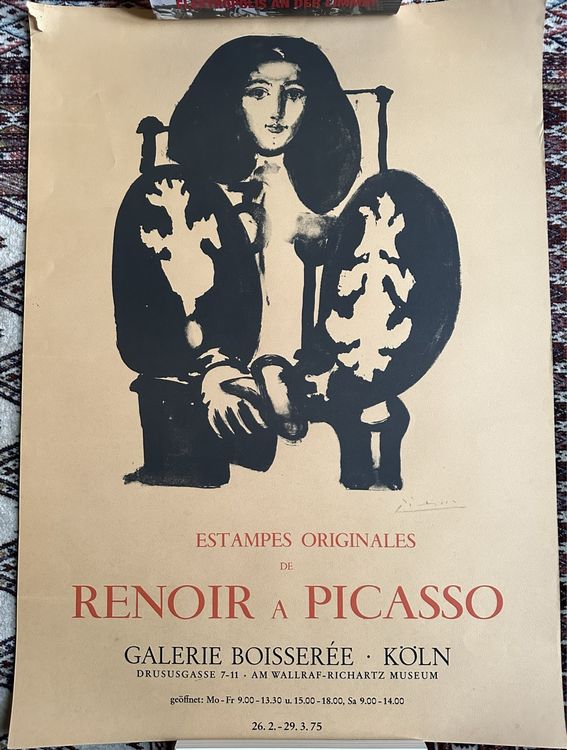 Pablo Picasso Auguste Renoir Plakat Poster Druck (Gebraucht) in Chur für CHF 60 – mit Lieferung ...