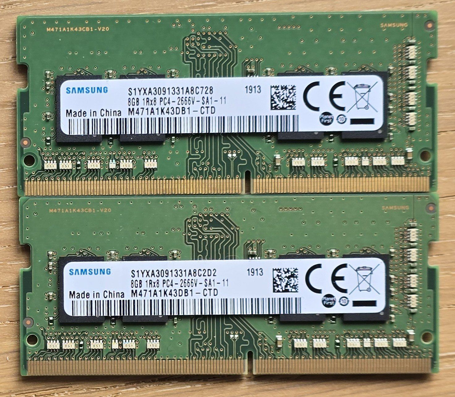 Mémoire RAM SAMSUNG 16GB (2x8GB) DDR4 2666MHz (D'occasion) à Lausanne ...
