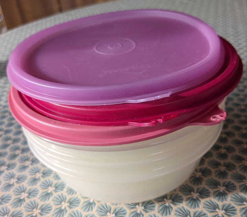 Tupperware 3x Hitparade 600ml Schüsseln (Gebraucht) in Sierre für CHF 15 – mit Lieferung auf ...