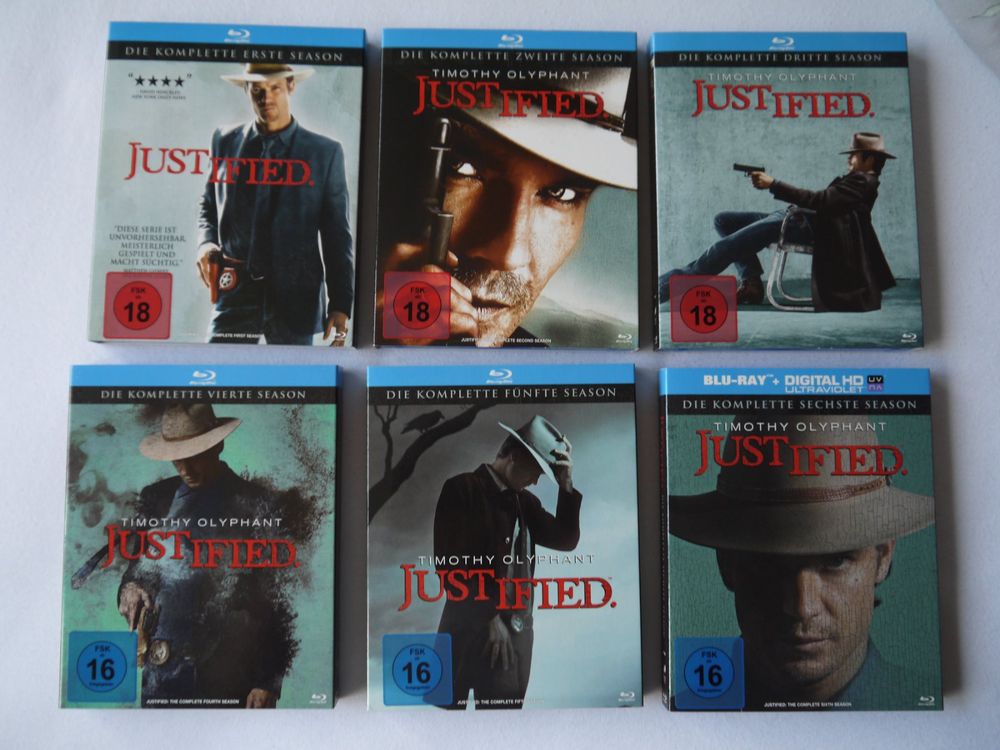 JUSTIFIED - Die komplette Serie-Staffel 1-6 Blu Ray | Kaufen auf Ricardo