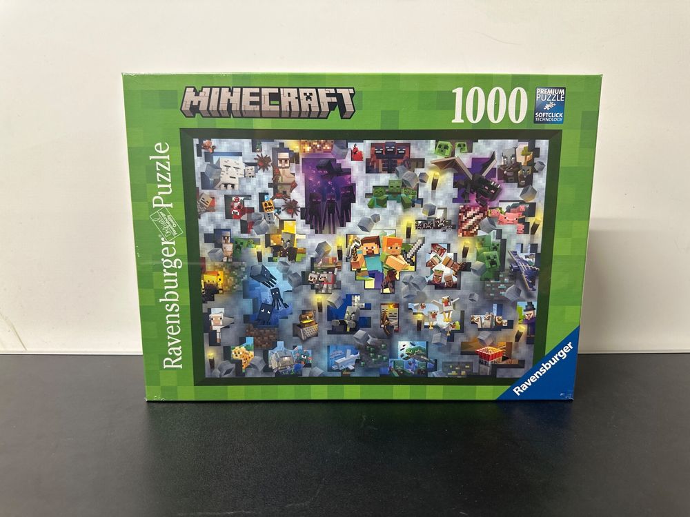 Neu Ravensburger 1000er Puzzle Minecraft (1x) | Kaufen auf Ricardo