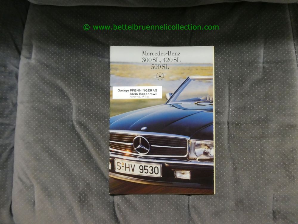 Mercedes-Benz SL R107 1985/08 Prospekt deutsch (Gebraucht) in ...