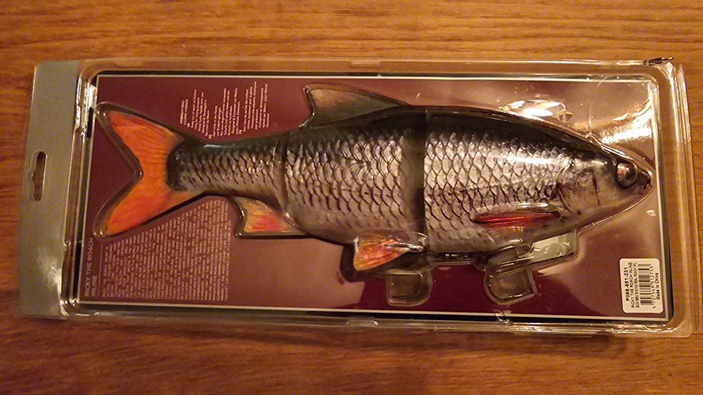 Swimbait Hecht Ricky the Roach inline 35cm 585g real roach (Gebraucht ...