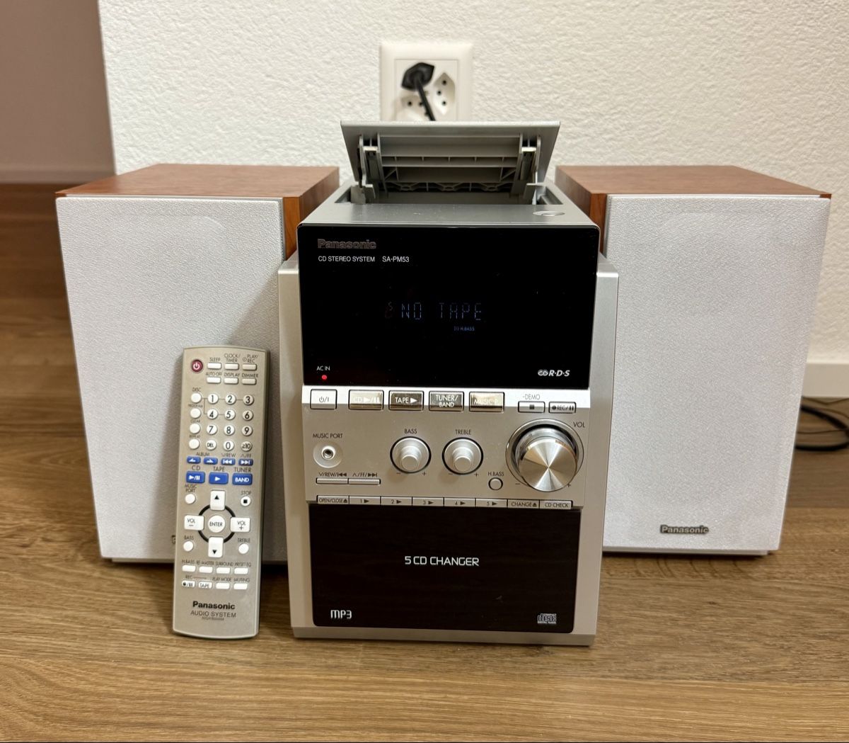 Panasonic Stereoanlage SA-PM53 (CD, Kassette, Radio) (Gebraucht) in Lyss für CHF 20 – nur ...