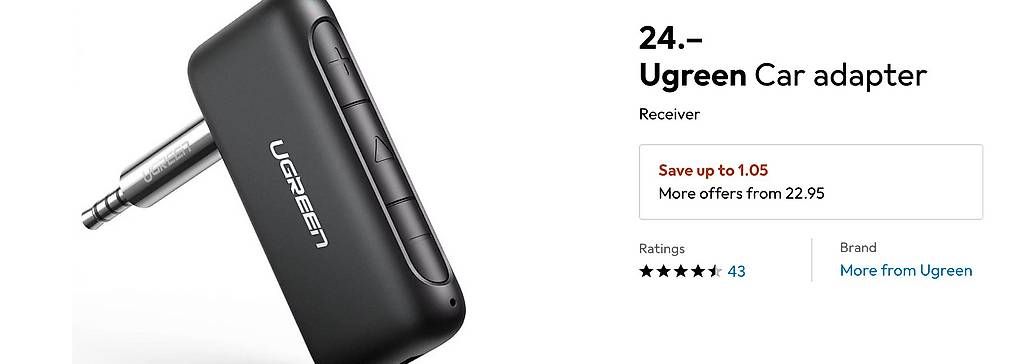 Auto Bluetooth Adapter (Gebraucht) in Bern für CHF 12 – nur Abholung ...