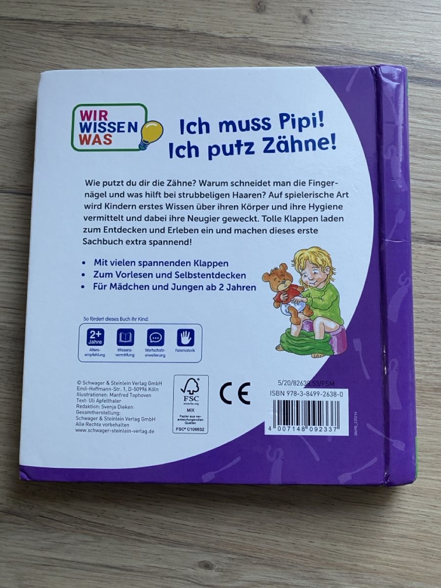 "Ich muss Pipi! Ich putz Zähne!" Kinderbuch ab 2 Jahren (Gebraucht) in ...