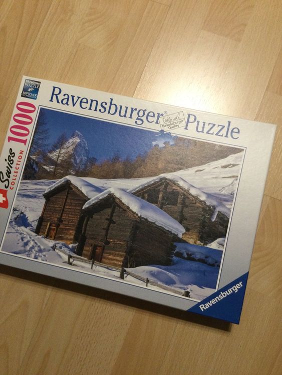 Puzzle Ravensburger 1000 Teile Zermatt (Gebraucht) in Gasel für CHF 6 – mit Lieferung auf ...