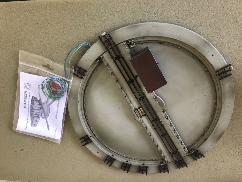 Marklin 7186 Elektro Drehscheibe HO/WS Gleis M | Kaufen auf Ricardo