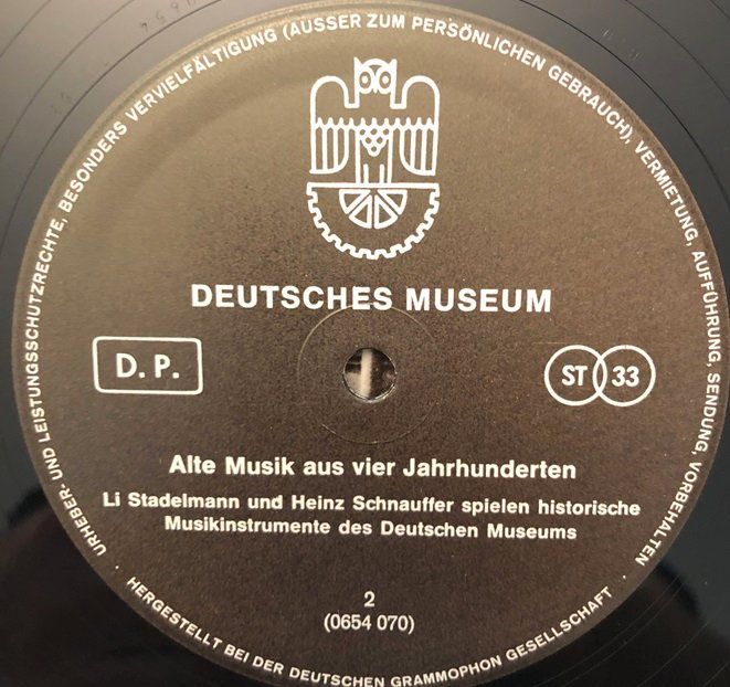 Deutsches Museum – Alte Musik aus vier Jahrhunderten (LP) (Gebraucht ...