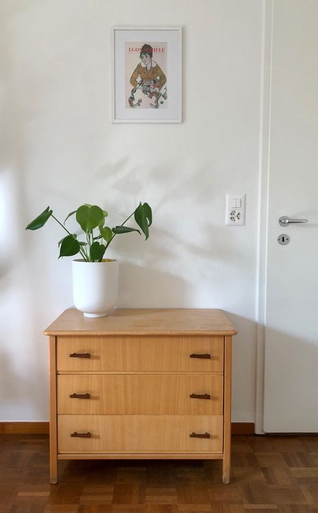 Holzkommode / wooden chest of 3 drawers | Kaufen auf Ricardo