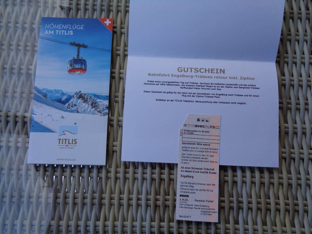 Gutschein Engelberg & Zipline - 201103 (Neu (gemäss Beschreibung)) in ...