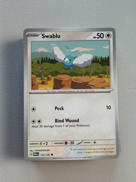 Swablu - Paradox Rift Pokemon Englisch | Kaufen auf Ricardo