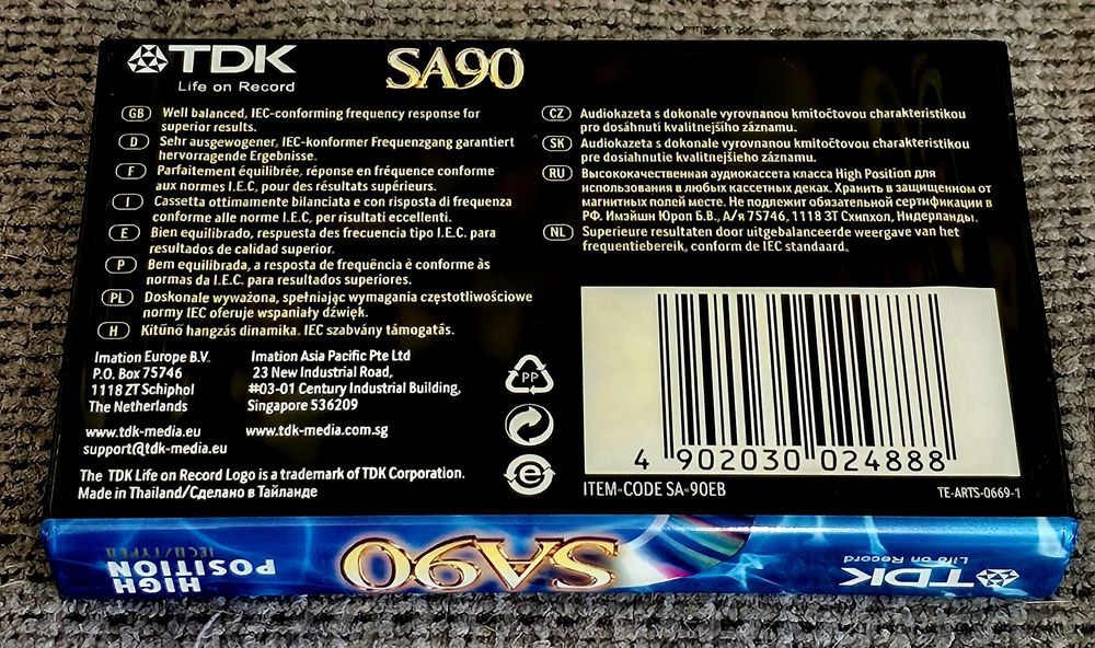 TDK "SA90" top cassettes chrome! (Neu und originalverpackt) in LAUSANNE ...