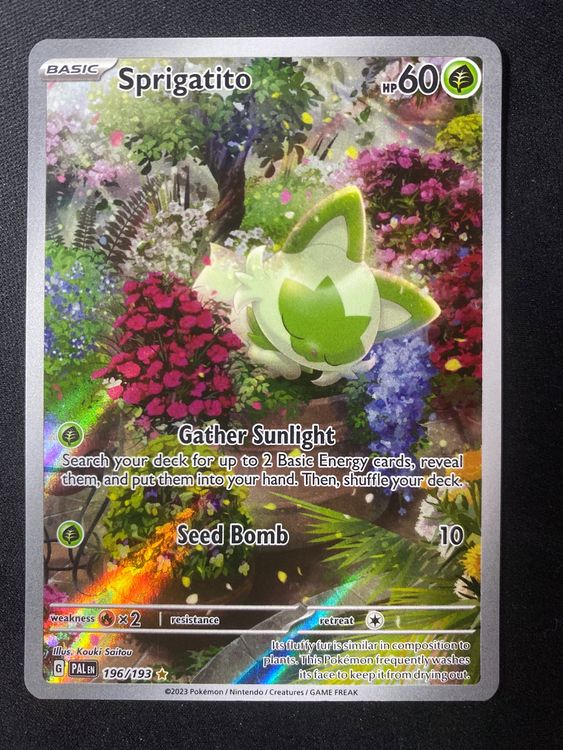 Sprigatito 196 - Felori - IR - NM - Paldea Evolved - EN (Neu (gemäss ...