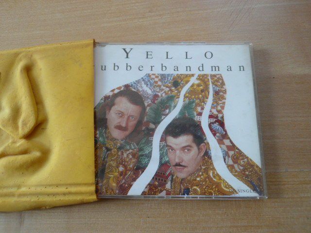 Yello – Rubberbandman - CD Single 1991 - yellow rubber mask! | Kaufen ...