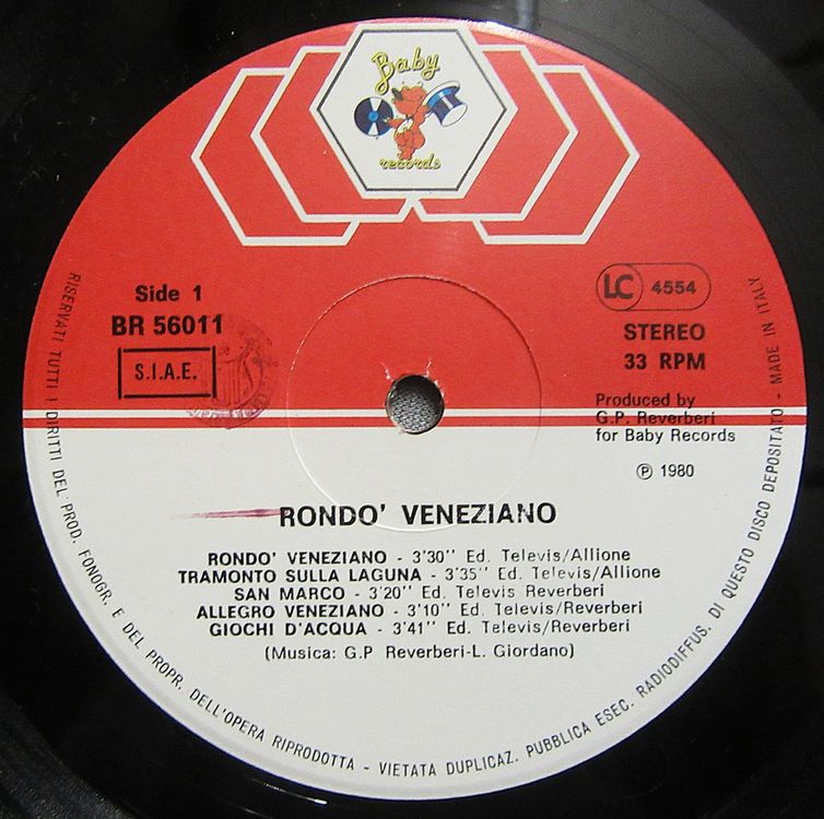 Rondo' Veneziano - Rondo' Veneziano - LP ab CHF 3.00 (Gebraucht) in ...