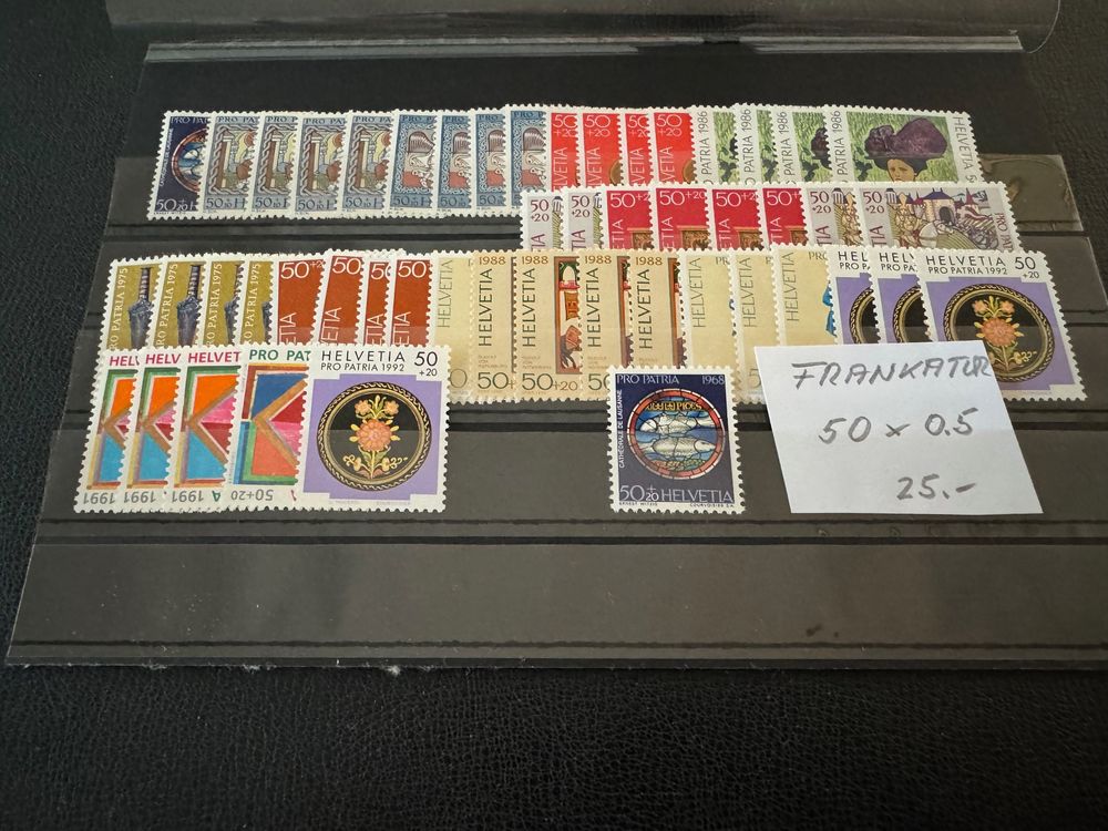 FRANKATURWARE SCHWEIZ, 50 x 0.50 (Neu (gemäss Beschreibung)) in Stallikon für CHF 18 – mit ...