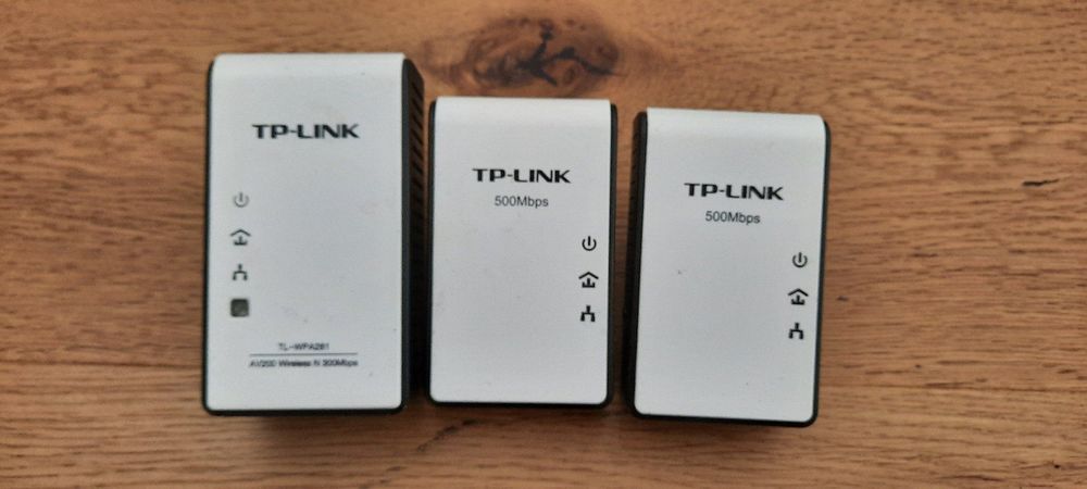 AV200 / AV 500TP-Link 500Mbps Power-Lan incl Wlan 3 Teilig (Gebraucht ...