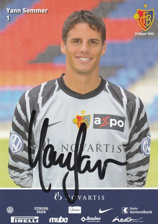 YANN SOMMER / Autographe Original. (Gebraucht) in Janaillat Limousin ...