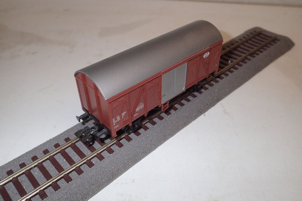 Märklin H0 - SBB-CFF Ged. Güterwagen mit Licht - Art.84411 (Gebraucht ...