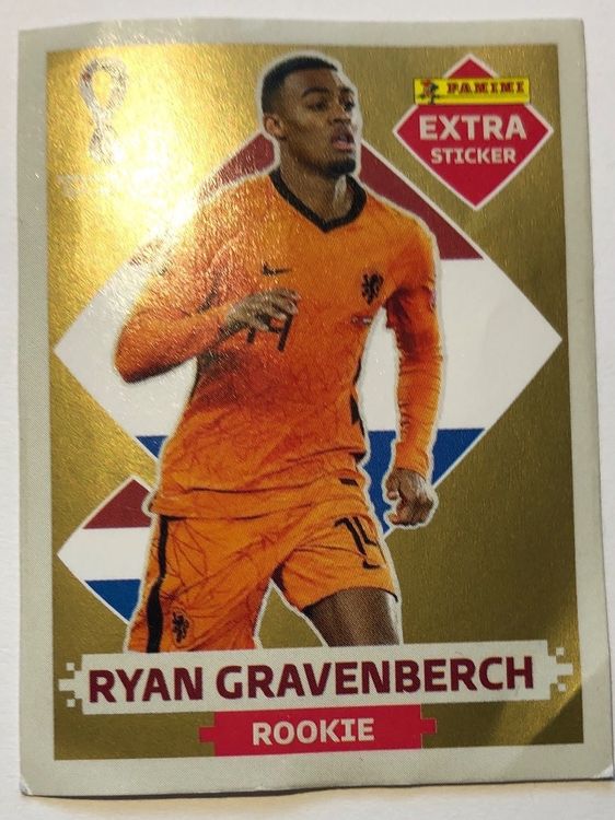 Ryan Gravenberch Panini 2022 Extra Sticker | Kaufen auf Ricardo