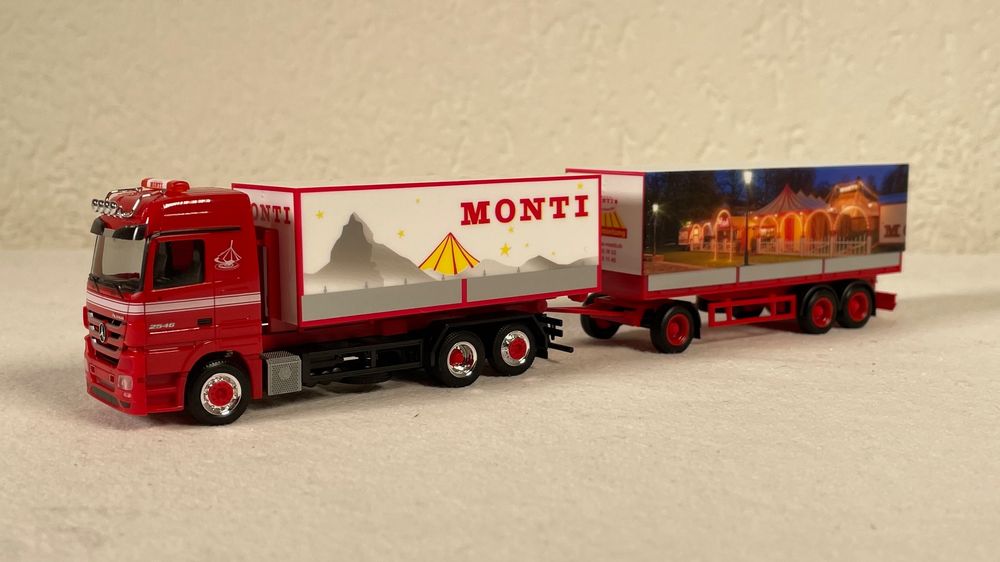 Herpa 914314 - MB Actros 08 Circus Monti - 1:87 - NEU | Kaufen auf Ricardo