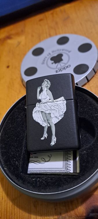 ZIPPO Véritable neuf. Marilyn Monroe. Parfait état. (Neu und ...