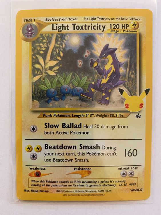 Pokemon Light Toxtricity SWSH 137 EN | Kaufen auf Ricardo