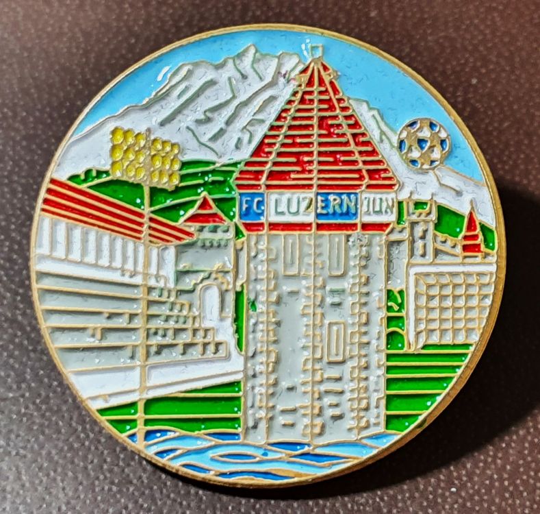 S471 - Pin Luzern Kapellbrücke - FC Luzern Junioren | Kaufen auf Ricardo
