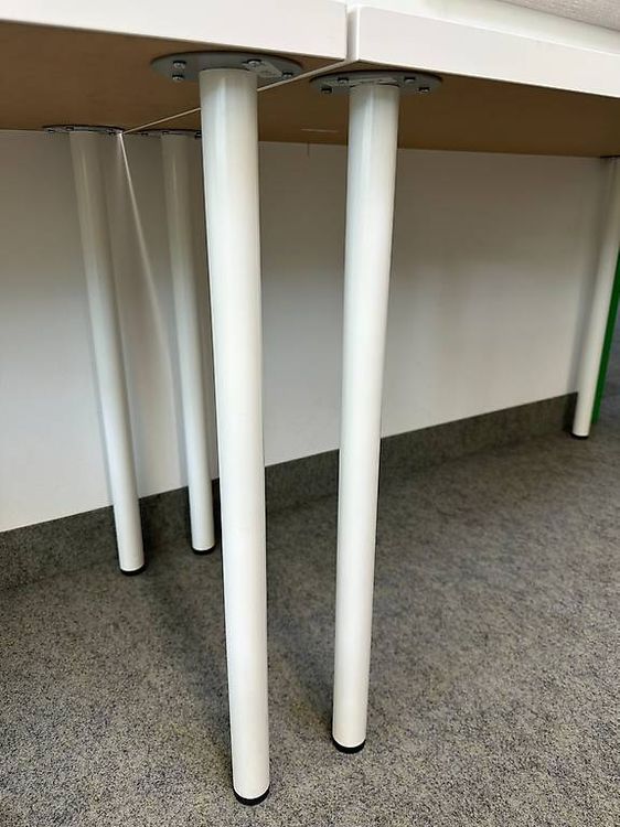 weisser Ikea-Tisch (Modell LINNMON / ADILS) (Gebraucht) in Nussbaumen ...