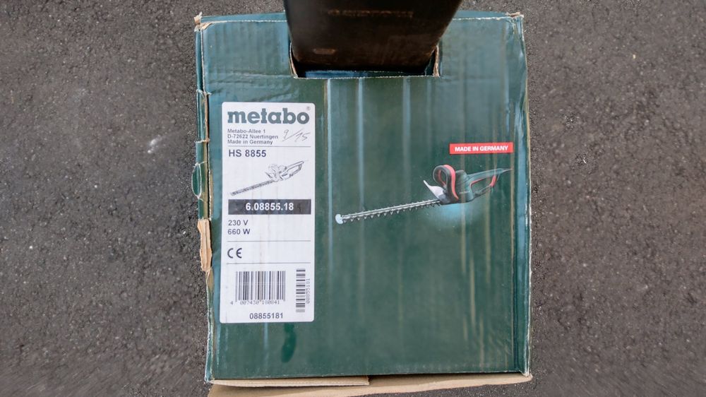 Heckenschere Metabo HS 8855 *OVP* Nr. 3 (Neu und originalverpackt) in ...