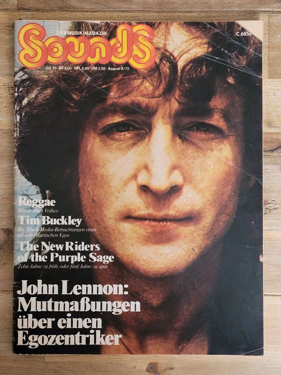 Sounds - Das Musik Magazin Nr.8 1975 John Lennon | Kaufen auf Ricardo