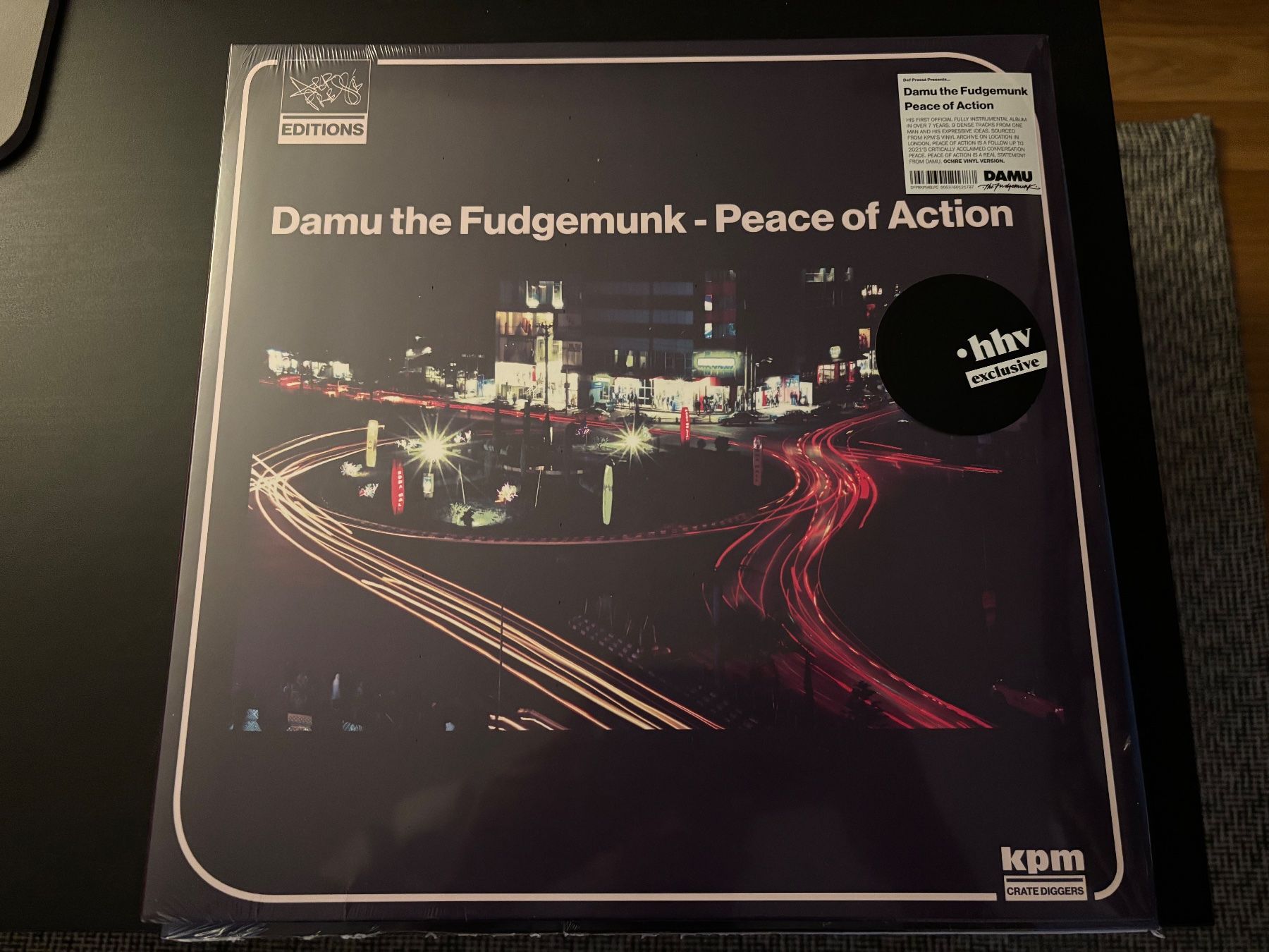 Damu The Fudgemunk – Peace Of Action (Lim. Ochre) LP (Neu und ...