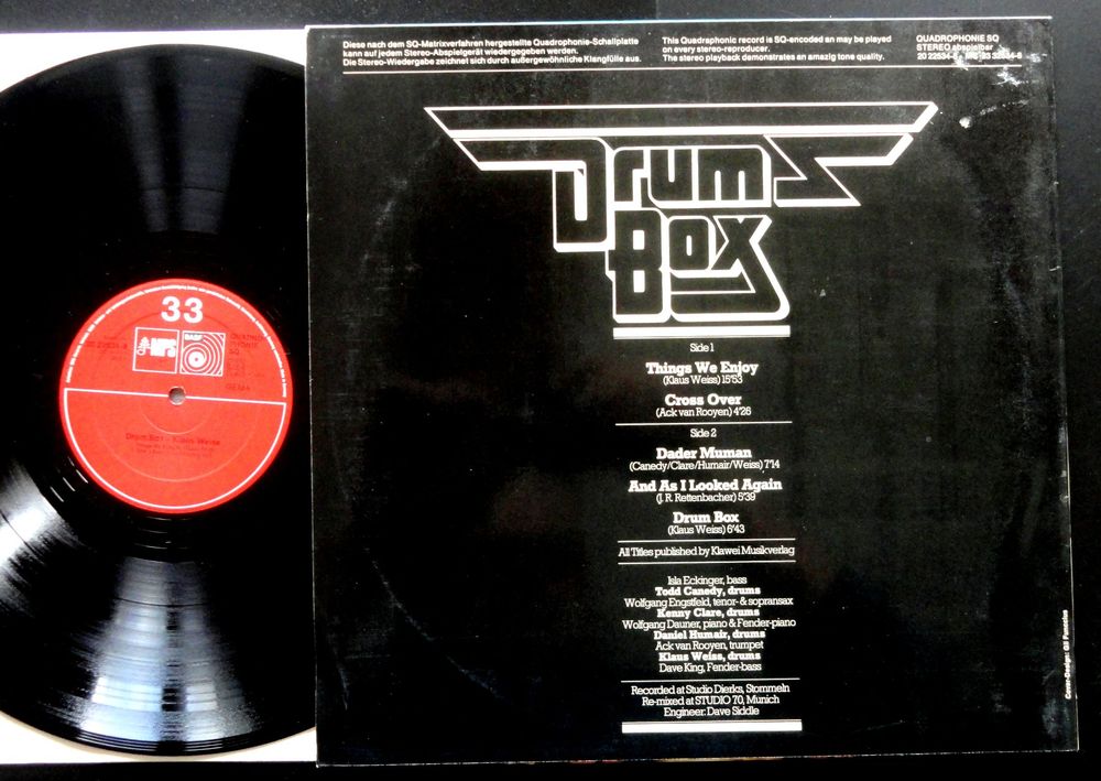 LP KLAUS WEISS drum box MPS BASF 2022534 JAZZ 1975 (Gebraucht) in Kesswil für CHF 10 – nur ...