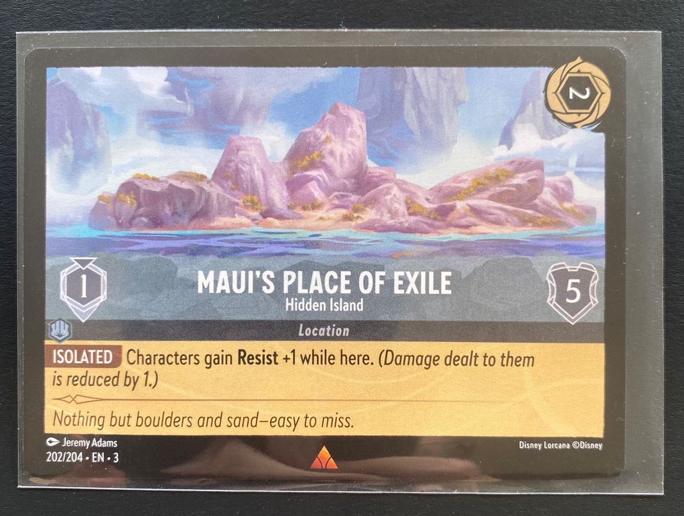 Lorcana MAUI’S PLACE OF EXILE 202/204 EN-3 Rare | Kaufen auf Ricardo