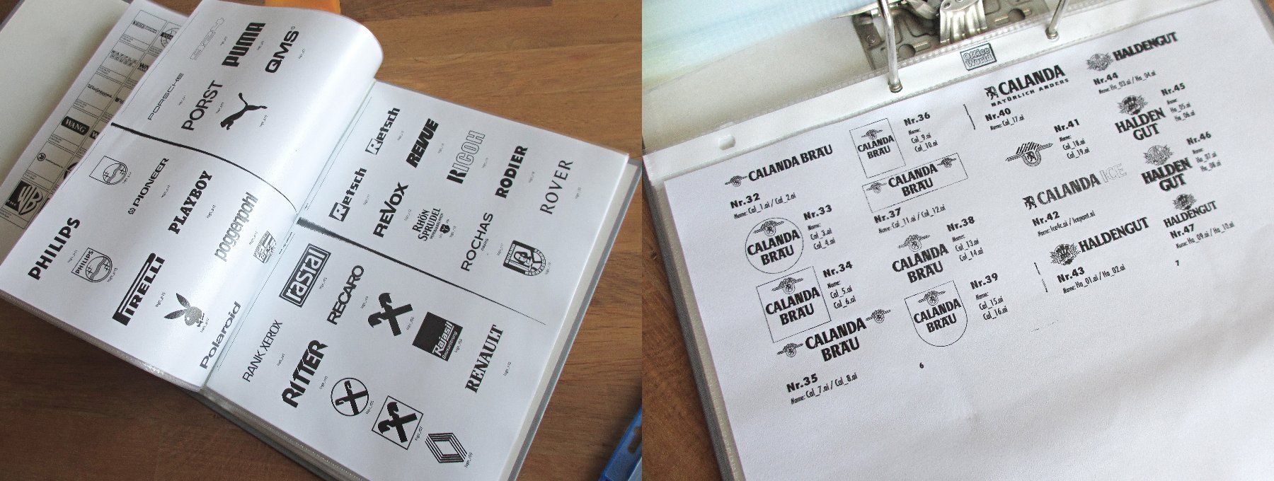 Grafiken und internationale Firmenlogos, als EPS editierbar (Gebraucht ...