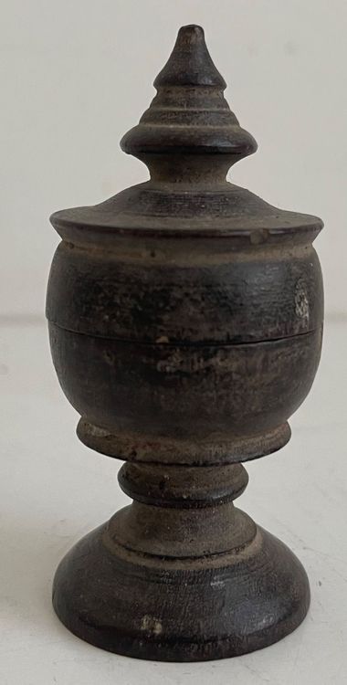 Alter Burma Holz-Rundbehälter mit Deckel. (Gebraucht) in Root für CHF ...
